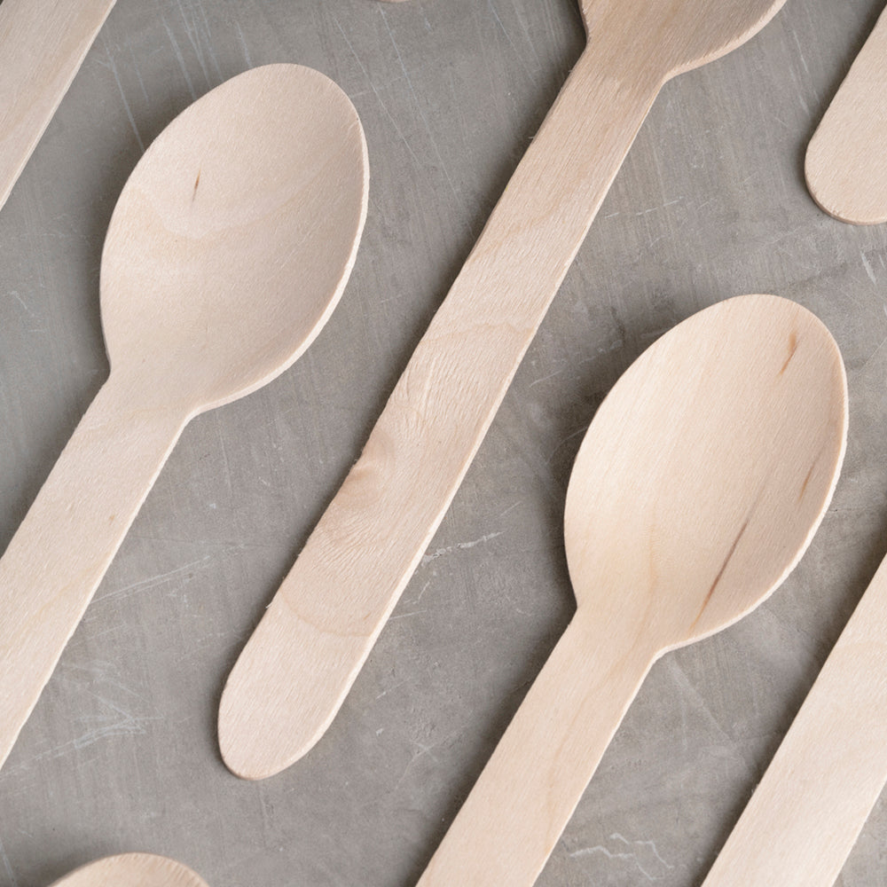 Premium Eco Disposable Spoons – Lean Orb