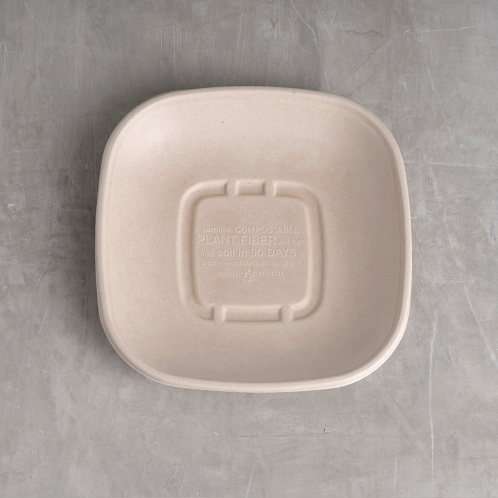 Sustainable 24 Oz Round Fiber Food Bowl | Lean Orb